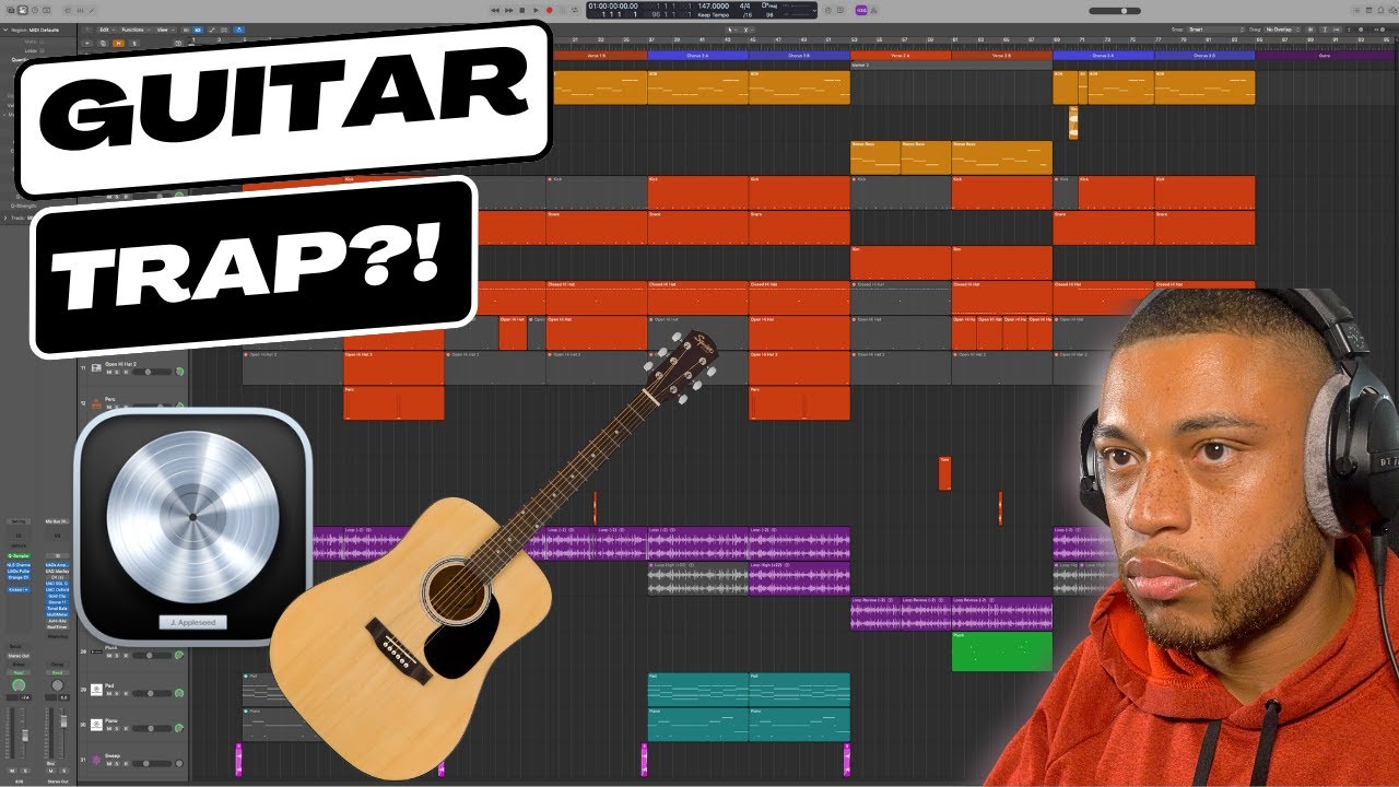 Making A Guitar Trap Beat In Logic Pro Youtube