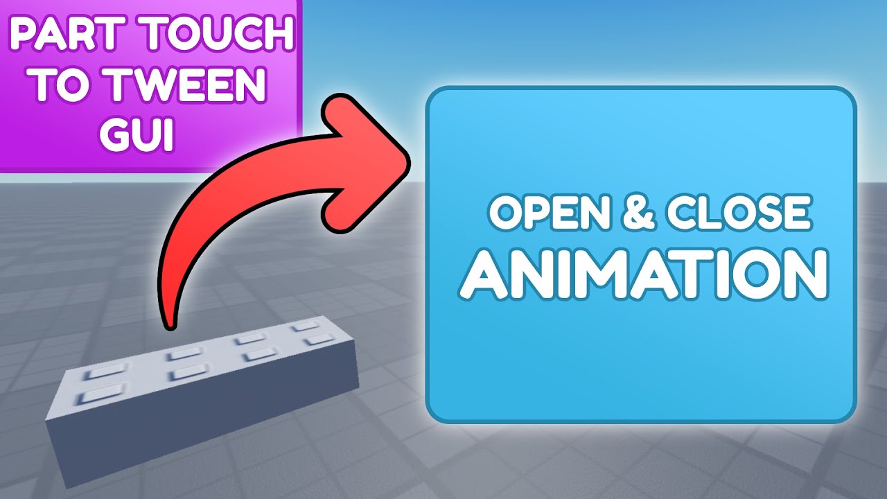 Part Touch To Gui Animation Roblox Scripting Tutorial Youtube