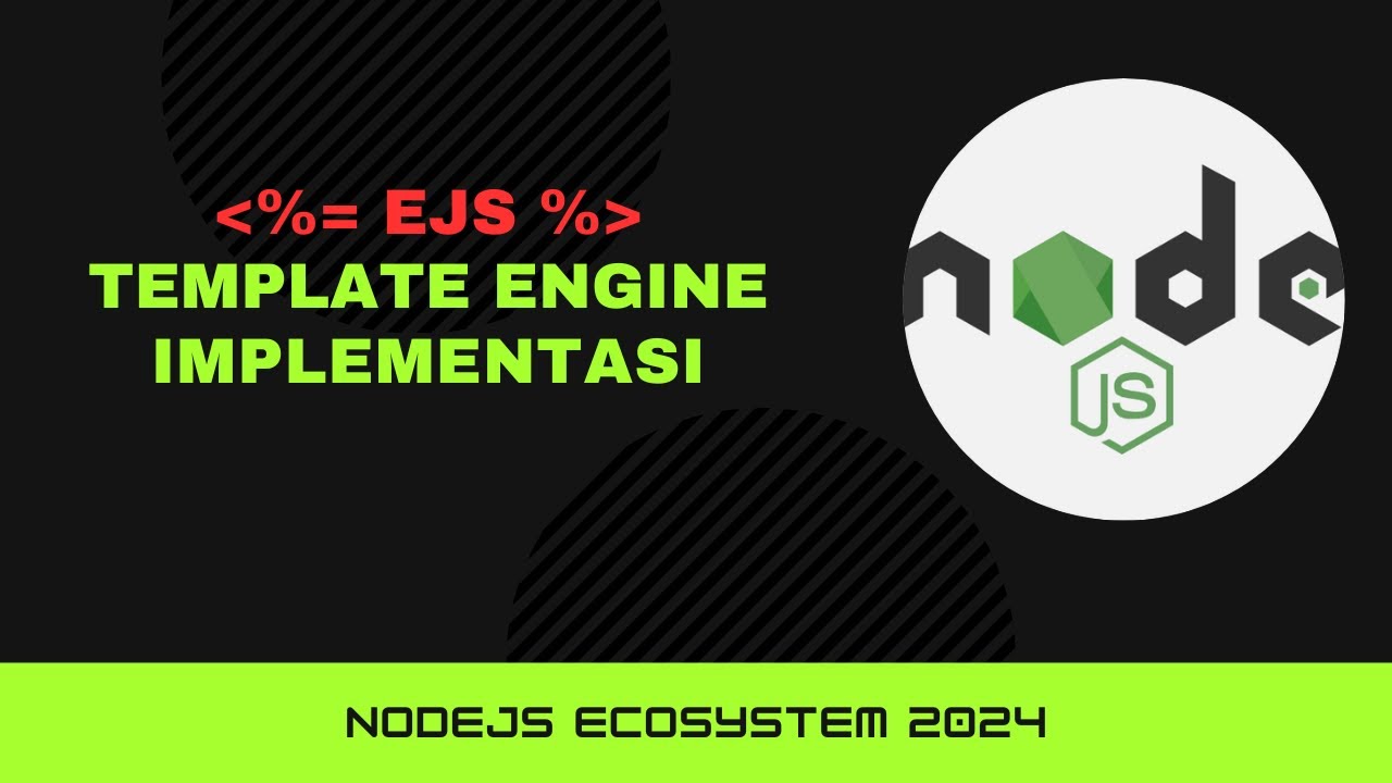 Nodejs Ejs Template Engine Youtube