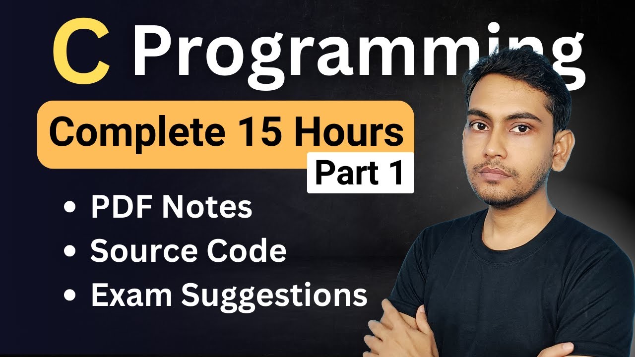 C Programming Master Class For Beginners With Notes And Source Code
