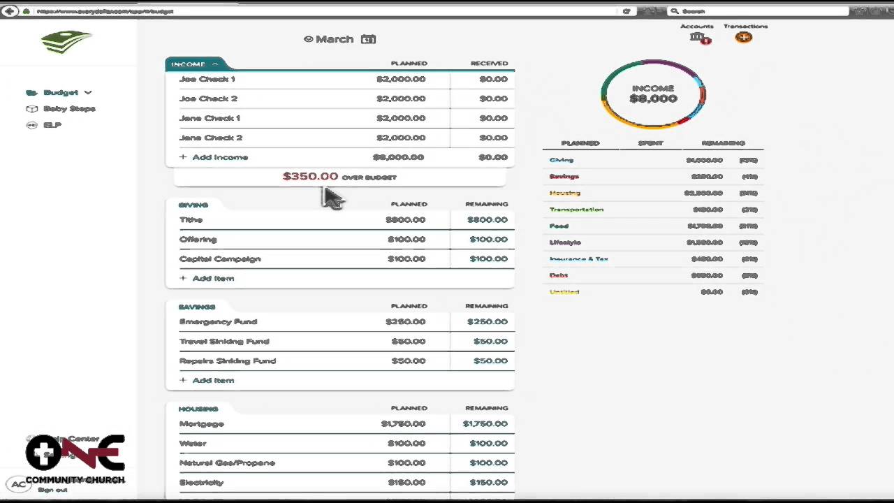 Everydollar Tutorial Youtube