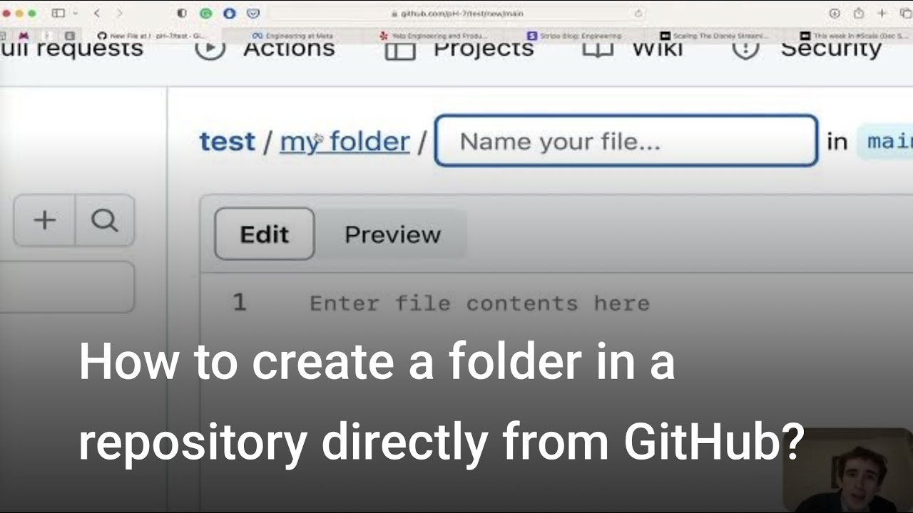 How To Create Folders In A Repository Right From Github Youtube