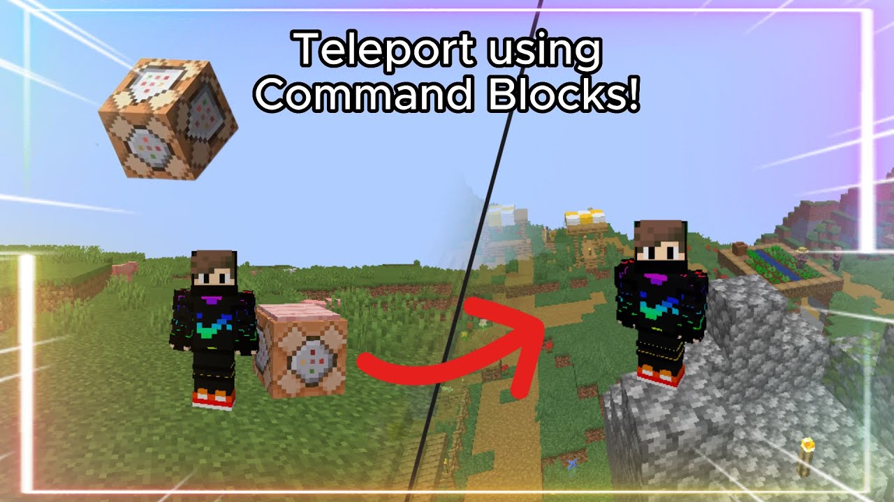 How To Teleport Using Command Blocks In Minecraft 1 20 Youtube