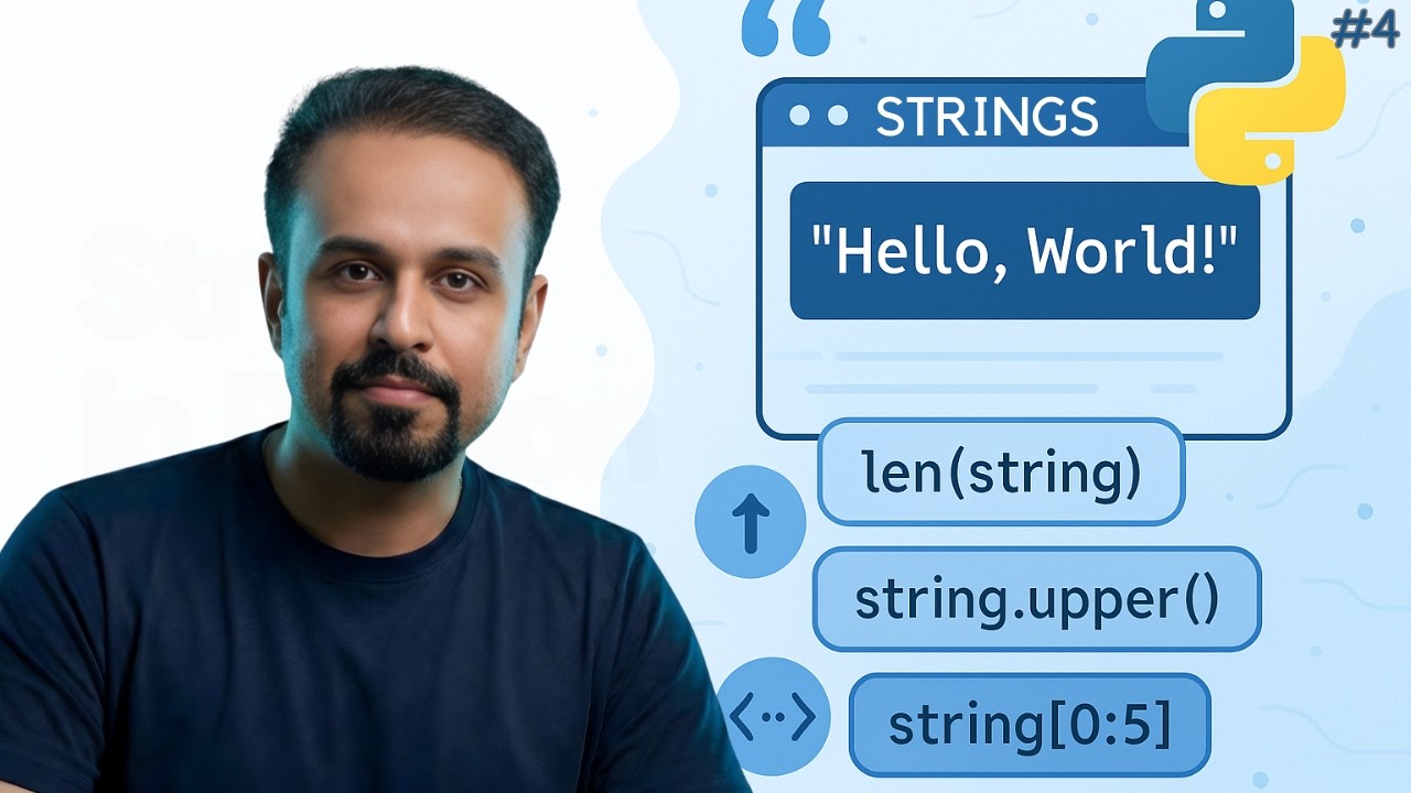 Strings In Python Explained Learn String Operations Youtube