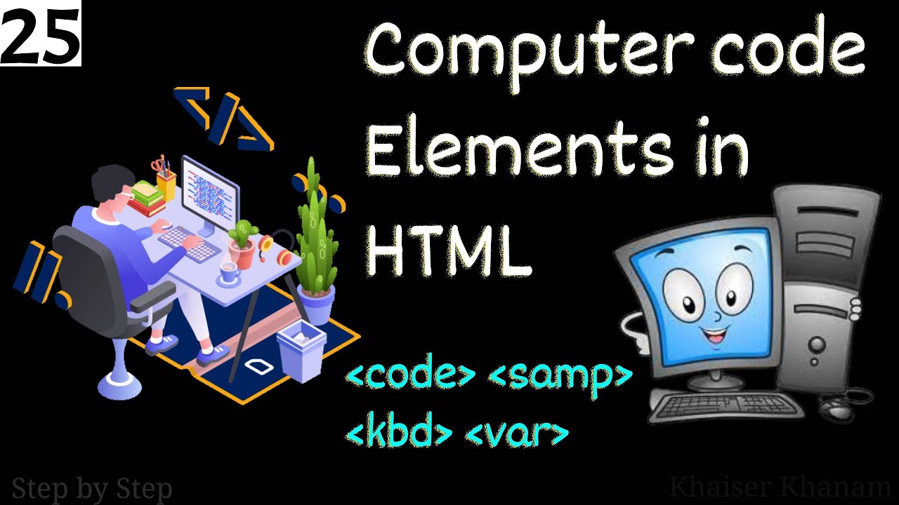 25 Html Computer Code Elements Youtube