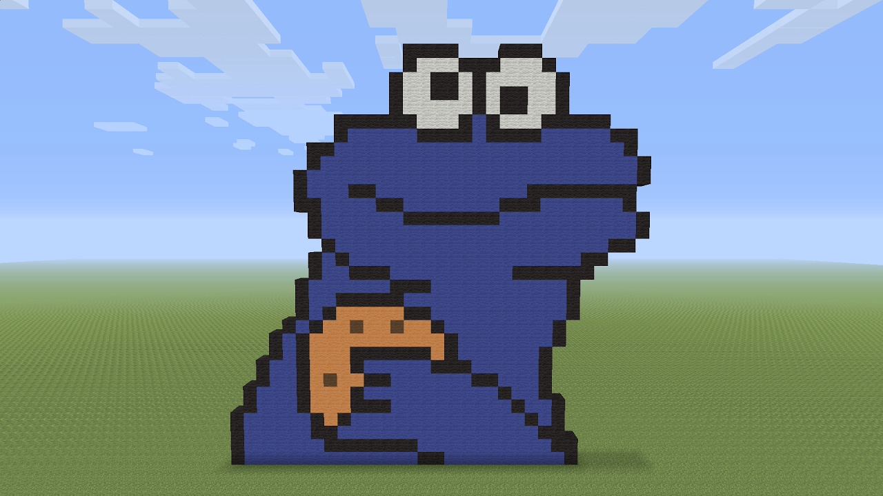 Minecraft Cookie Pixel Art