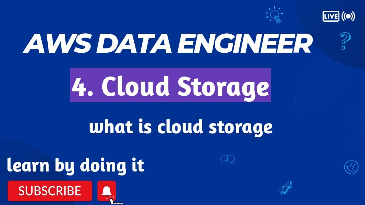 4 Aws Cloud Storage Aws Data Engineer Youtube