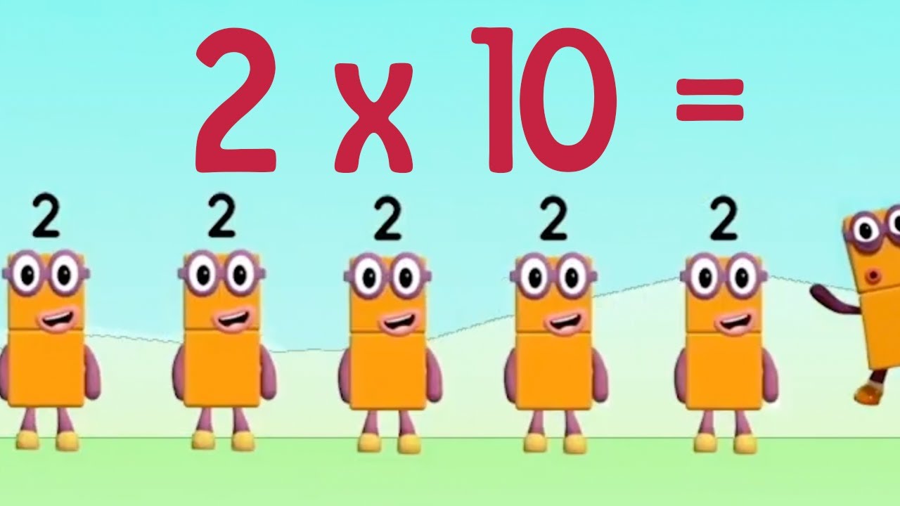 Numberblocks Multiply Two Numbers To Get 20 Learn To Count Youtube