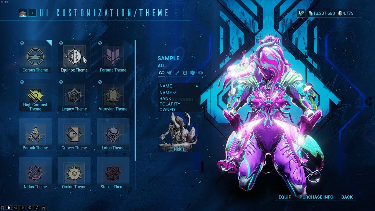 Warframe Ui Customization Youtube