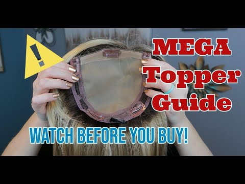 Mega Topper Guide For Female Hair Loss Youtube