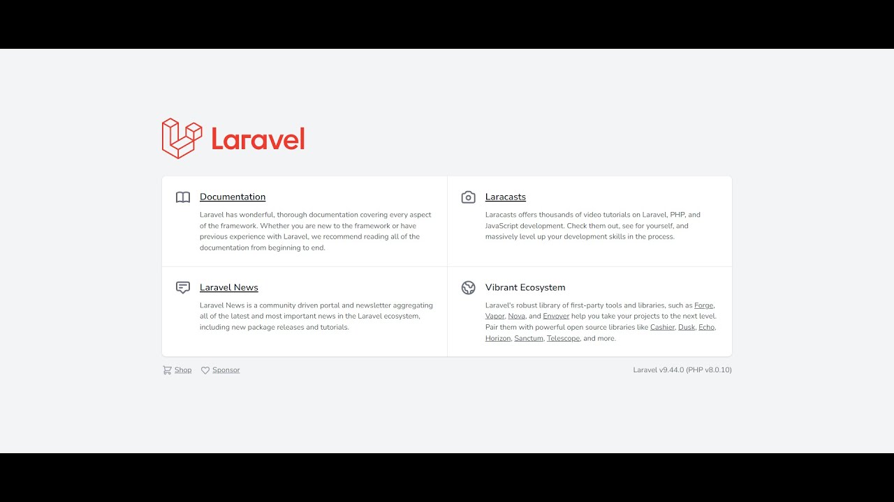 Laravel Installation Guide Youtube
