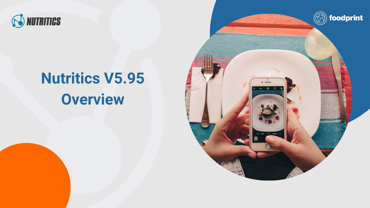 Nutritics Update V5 95 Youtube