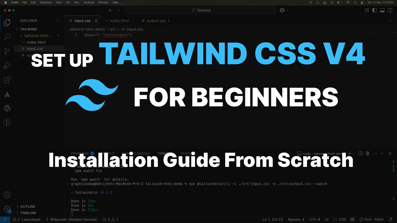 Tailwind Css V4 Installation Guide How To Install Tailwind Css 4