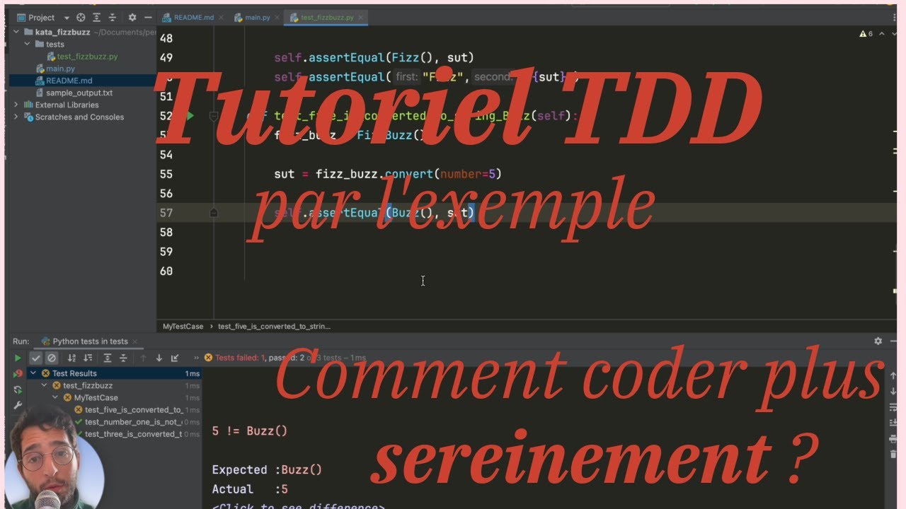 Tutoriel Tdd En Python Comment Coder Plus Sereinement Youtube