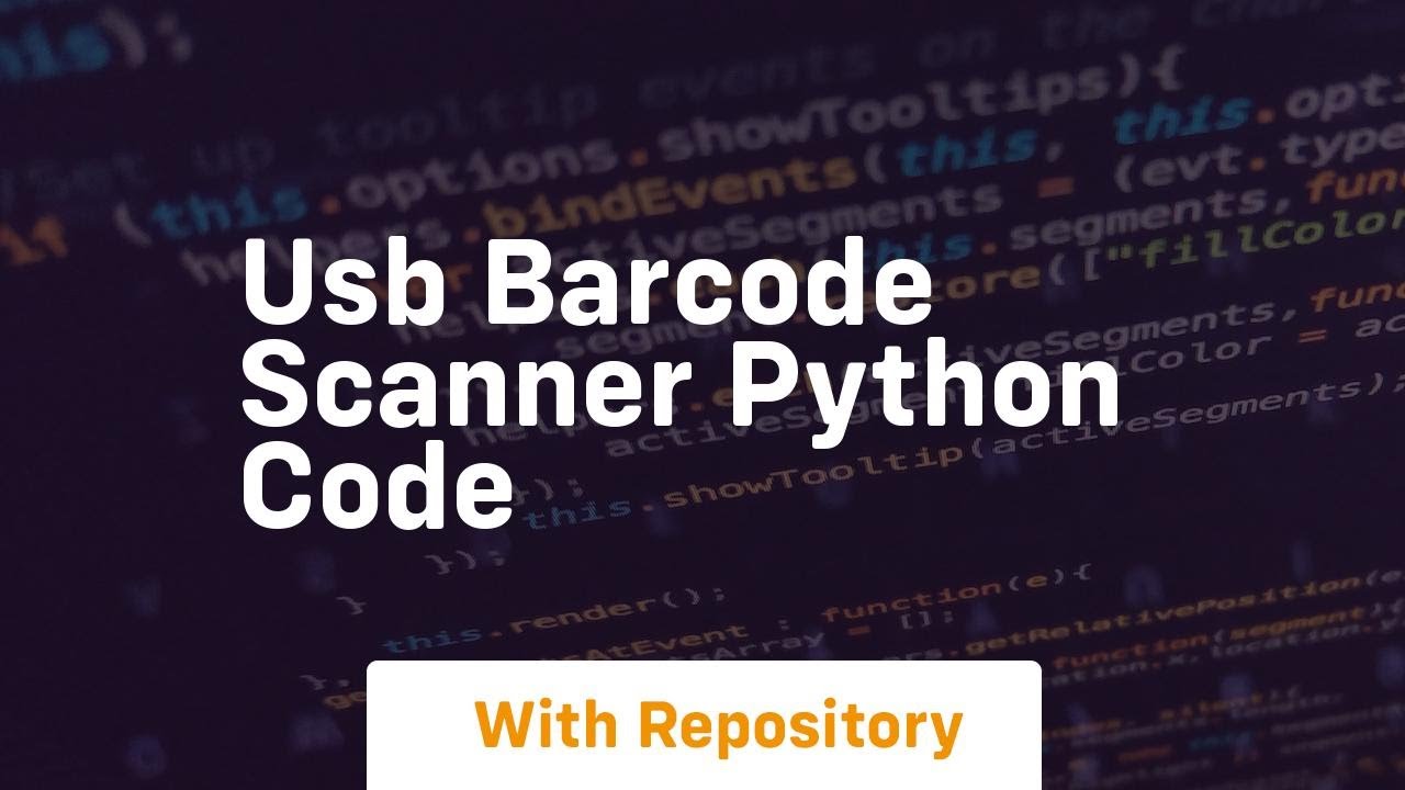 Usb Barcode Scanner Python Code Youtube