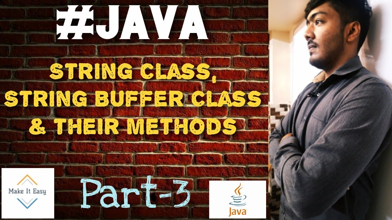 Java Multithreading String Handling Java I O Part 3 Youtube