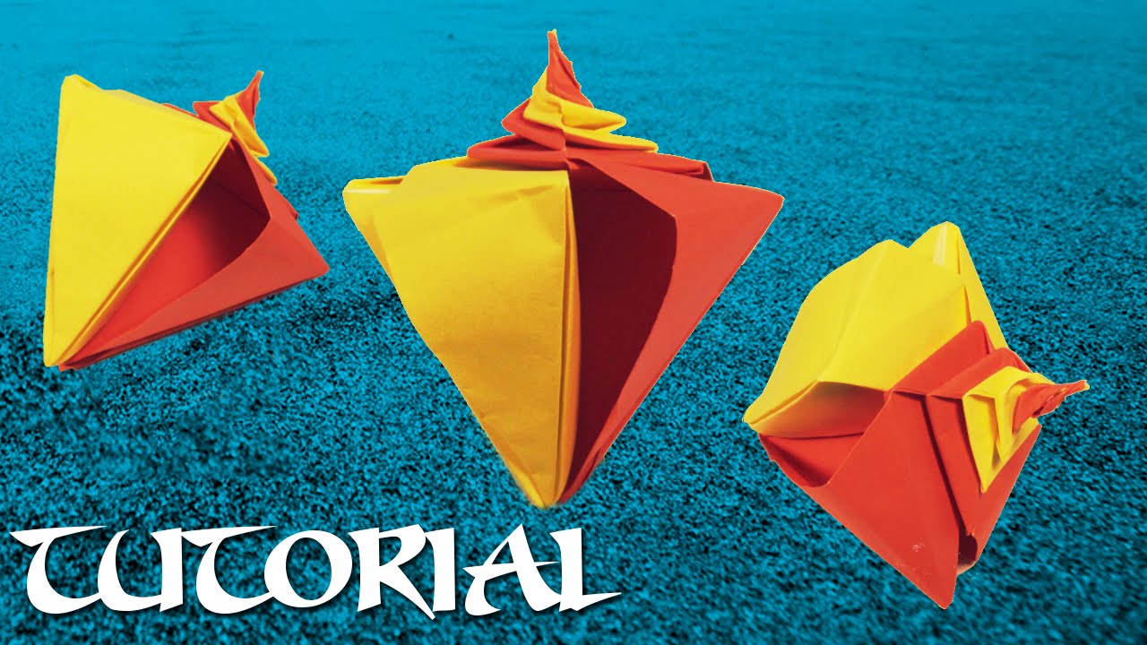 Origami Seashell Tutorial Youtube