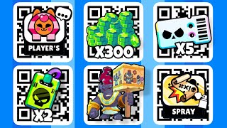 Free 2025 8 New Working Qr Codes Brawl Stars Qr Code Qr Code Brawl