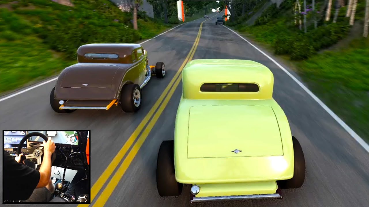 Um Racha Só Com Hot Rod Beamng Drive Youtube