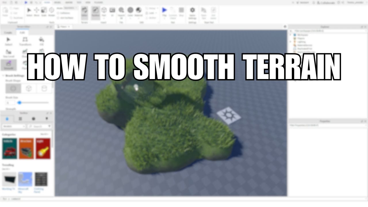 How To Smooth Terrain 2025 Roblox Studio Tutorial Working Youtube