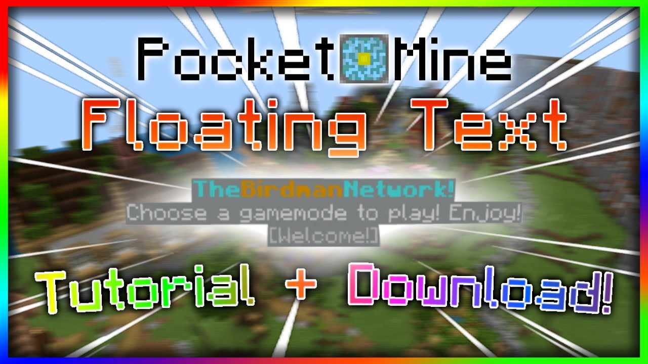 Floating Text Pocketmine Plugin Hologram Plugin Pocketmine Tutorial