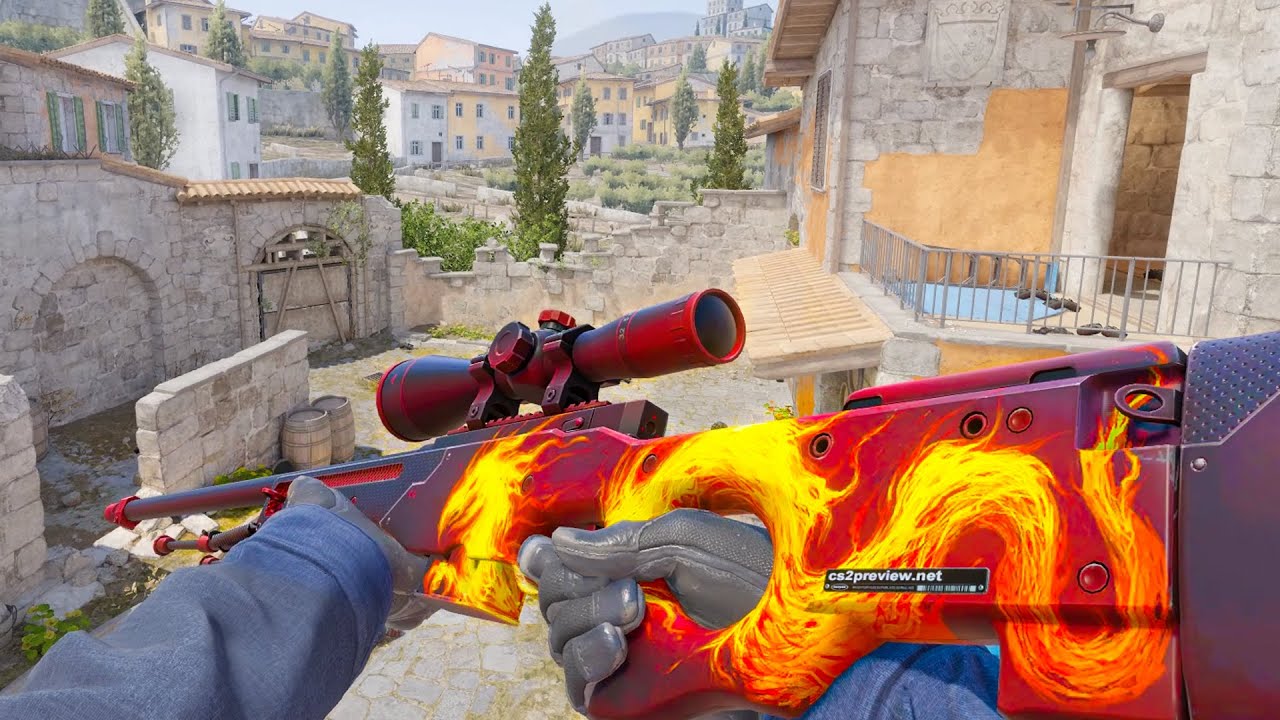 This Skin Looks Good In Cs2рџ ґрџ ґ Inspecting Awp Wildfire In Cs2 Ingame