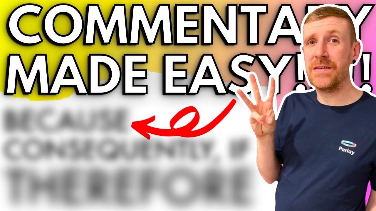 Commentary Was Hard Until I Learned This Youtube