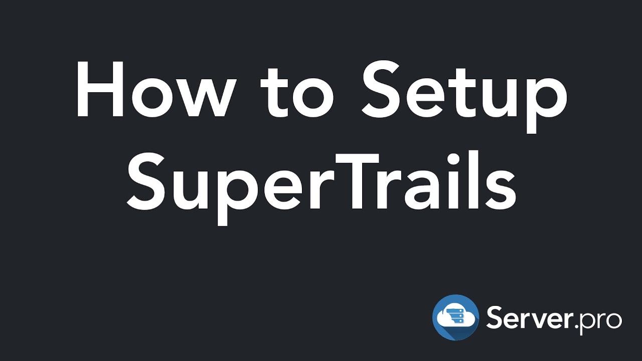 How To Setup Supertrails Minecraft Java Youtube