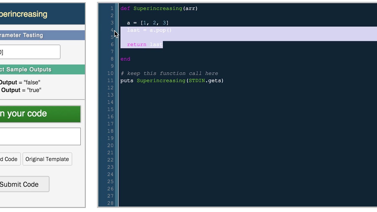 Arrays In Ruby Coderbyte Youtube