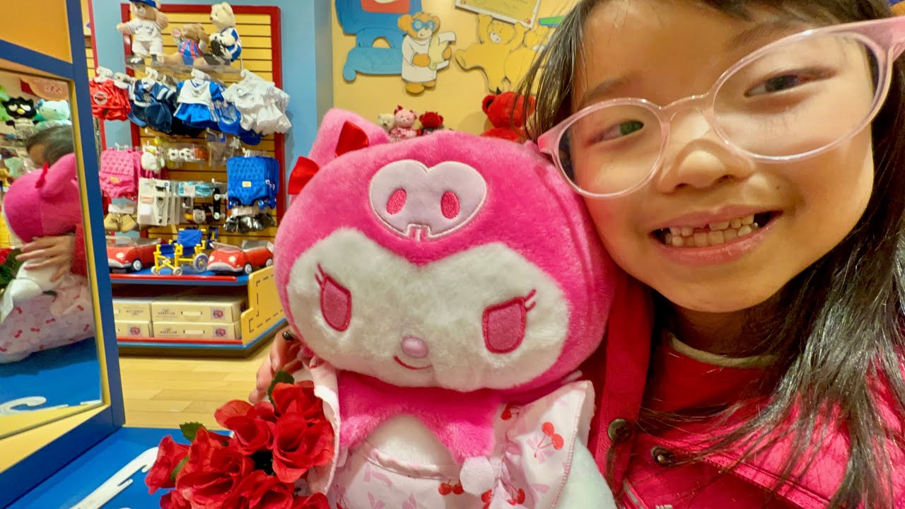 Pink Kuromi Build A Bear Workshop Experience Youtube