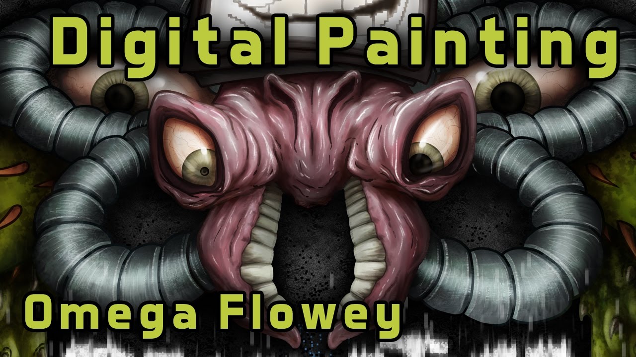 Omega Flowey Speedpaint Undertale Youtube