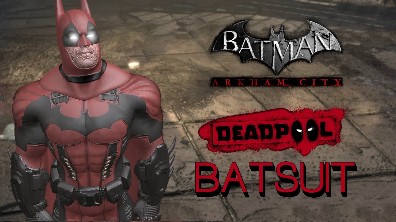 Skin Batman Arkham City Deadpool Styled Batsuit V1 Youtube