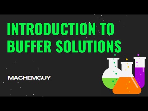 Introduction To Buffer Solutions Youtube