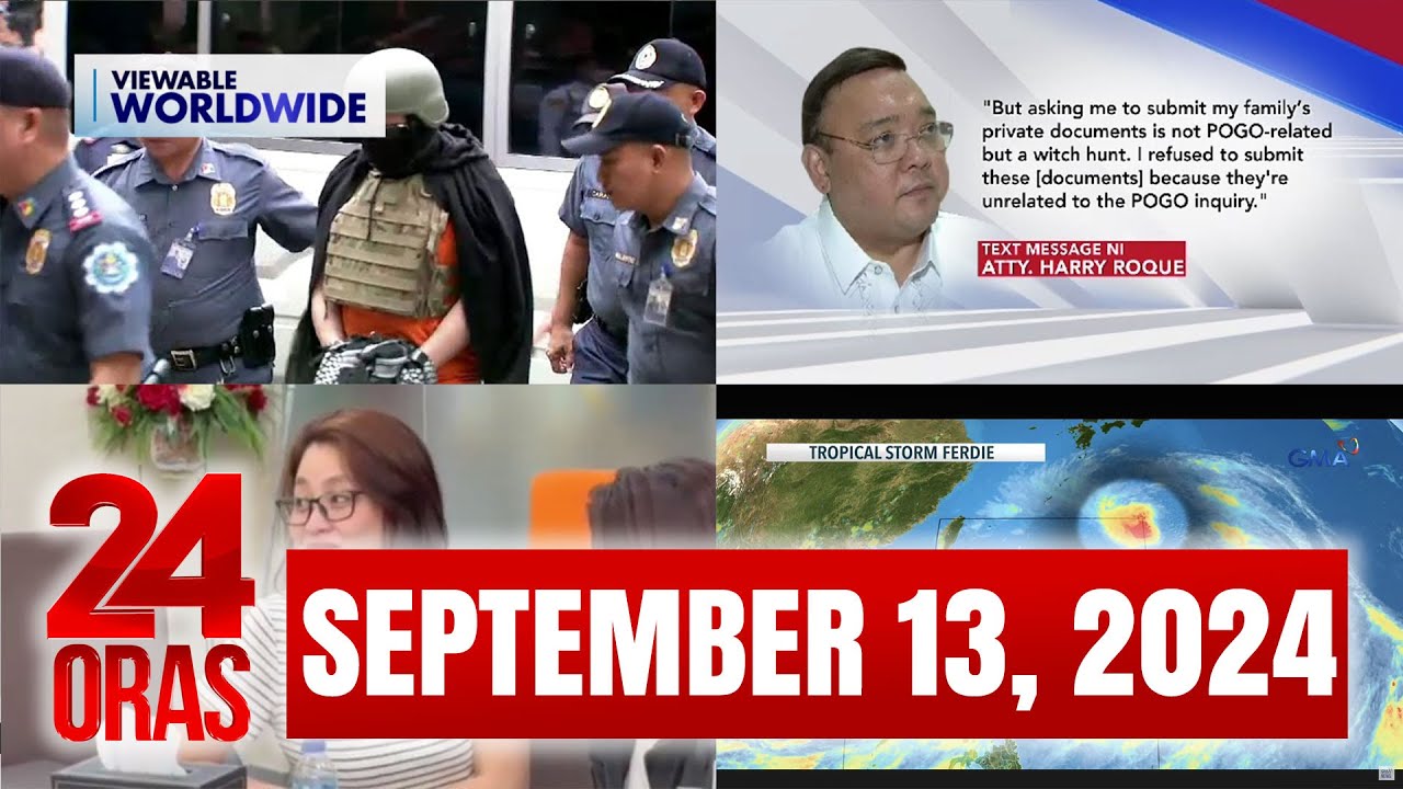 24 Oras Express September 13 2024 Hd Youtube