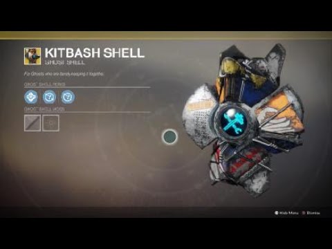 Destiny 2 Kitbash Ghost Shell 20190904 Youtube