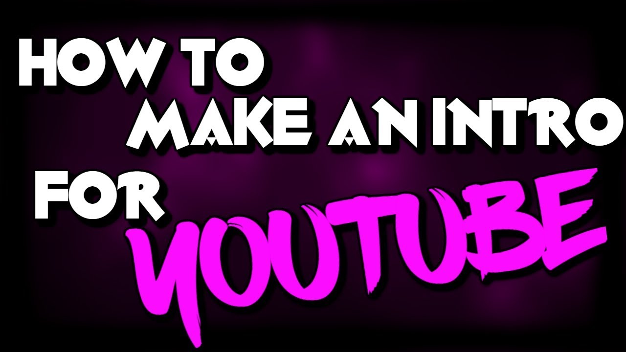 Intro Tutorial Youtube