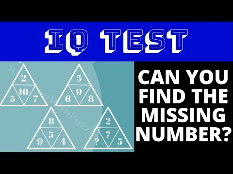 Fun Iq Test Solve The Missing Number Brain Teasers