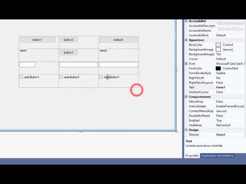 C 25 Le Contrôle Tablelayoutpanel Youtube