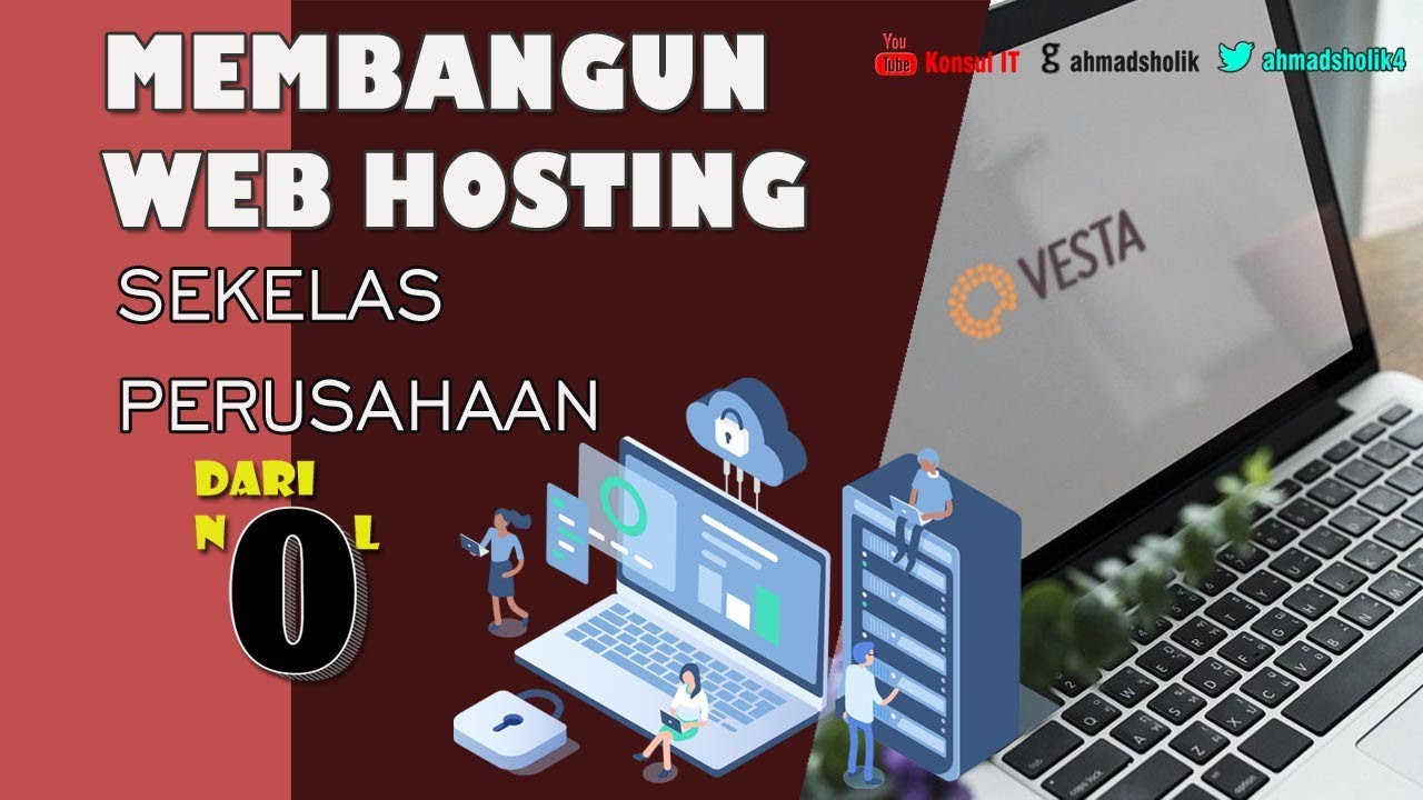 Membuat Web Hosting Sendiri Sekelas Perusahaan Mulai Dari Nol Youtube