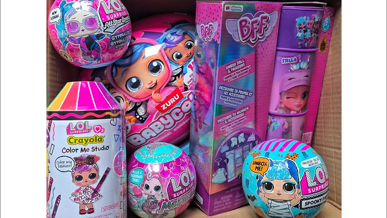 Oddly Satisfying Unboxing Lol Surprise Dolls Asmr Youtube