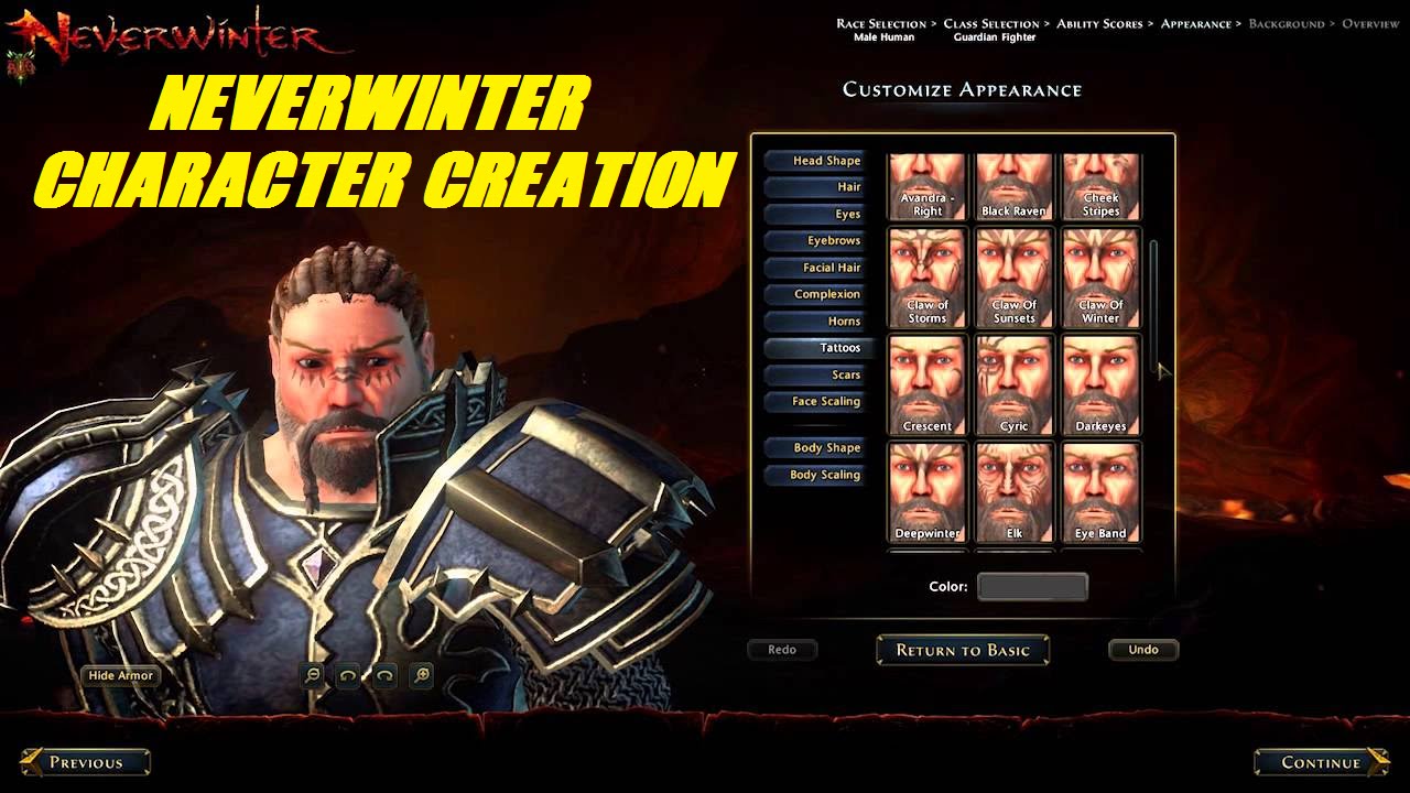 Neverwinter Dungeons Dragons Character Creation Xbox One Gameplay