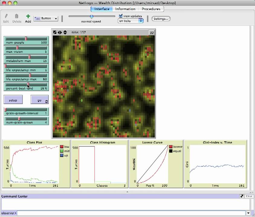 Netlogo Simulation Example Youtube