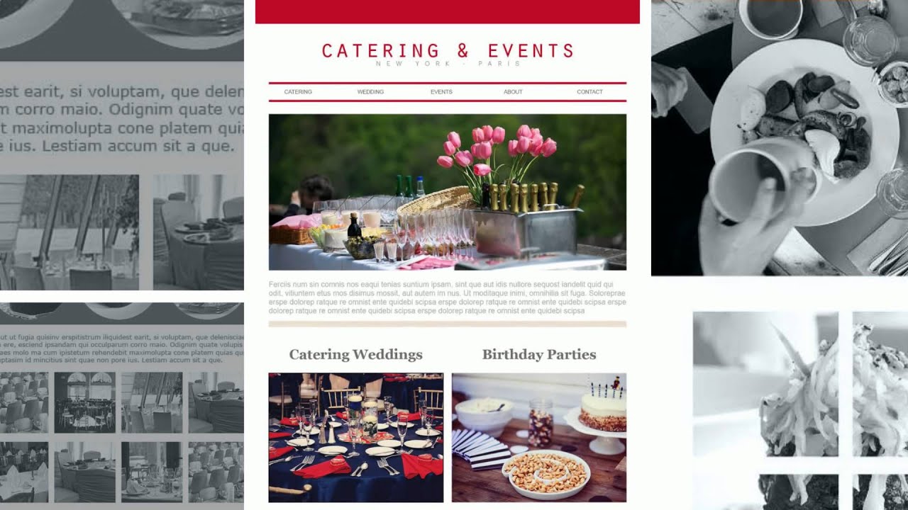 Email Marketing For Catering Catering Service Email Templates Youtube