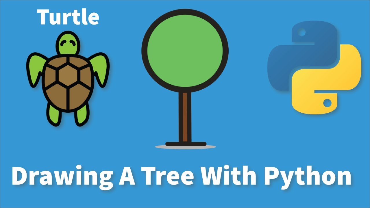 Drawing A Tree With Python Using Turtle Module Youtube