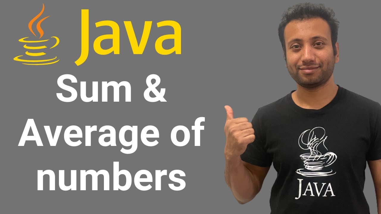 Java Bangla Tutorials 71 Array Finding Sum And Average Youtube