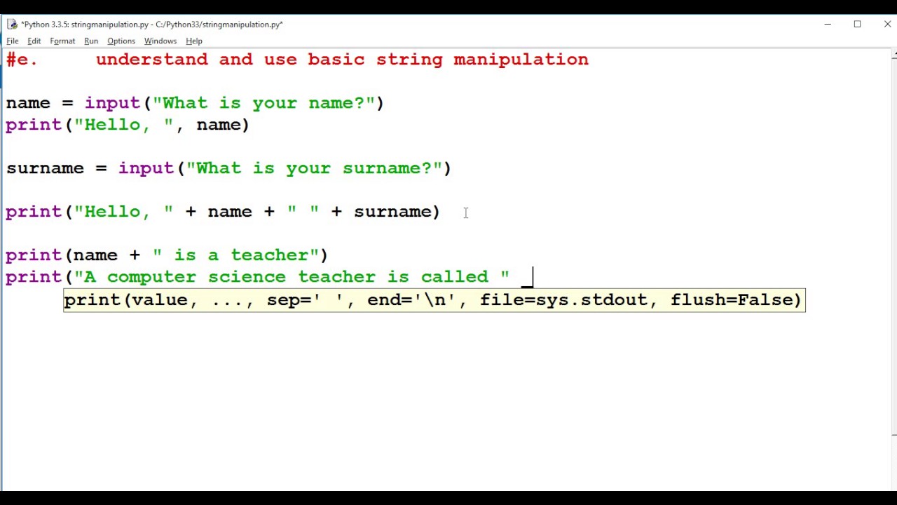 Python String Methods Tutorial Technoelearn