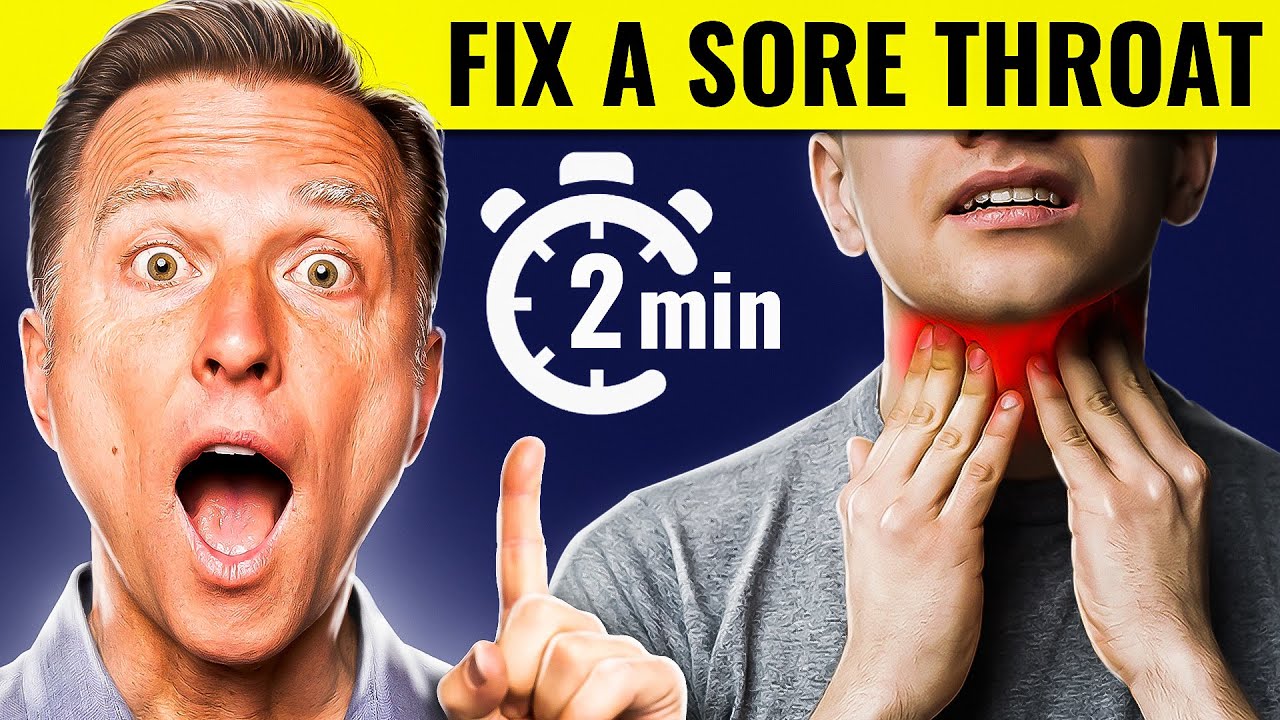 The 2 Minute Sore Throat Solution Youtube