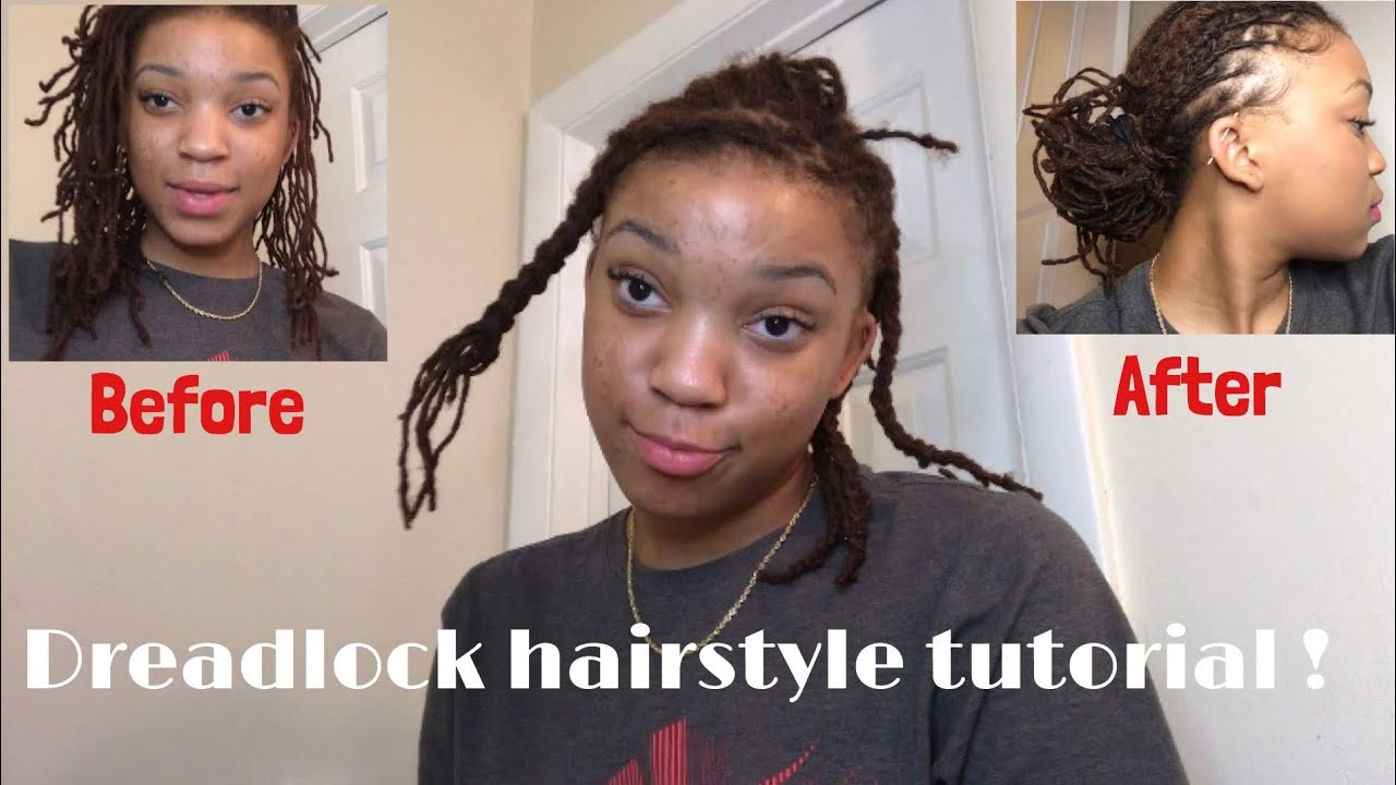 Dreadlock Hairstyle Tutorial Youtube