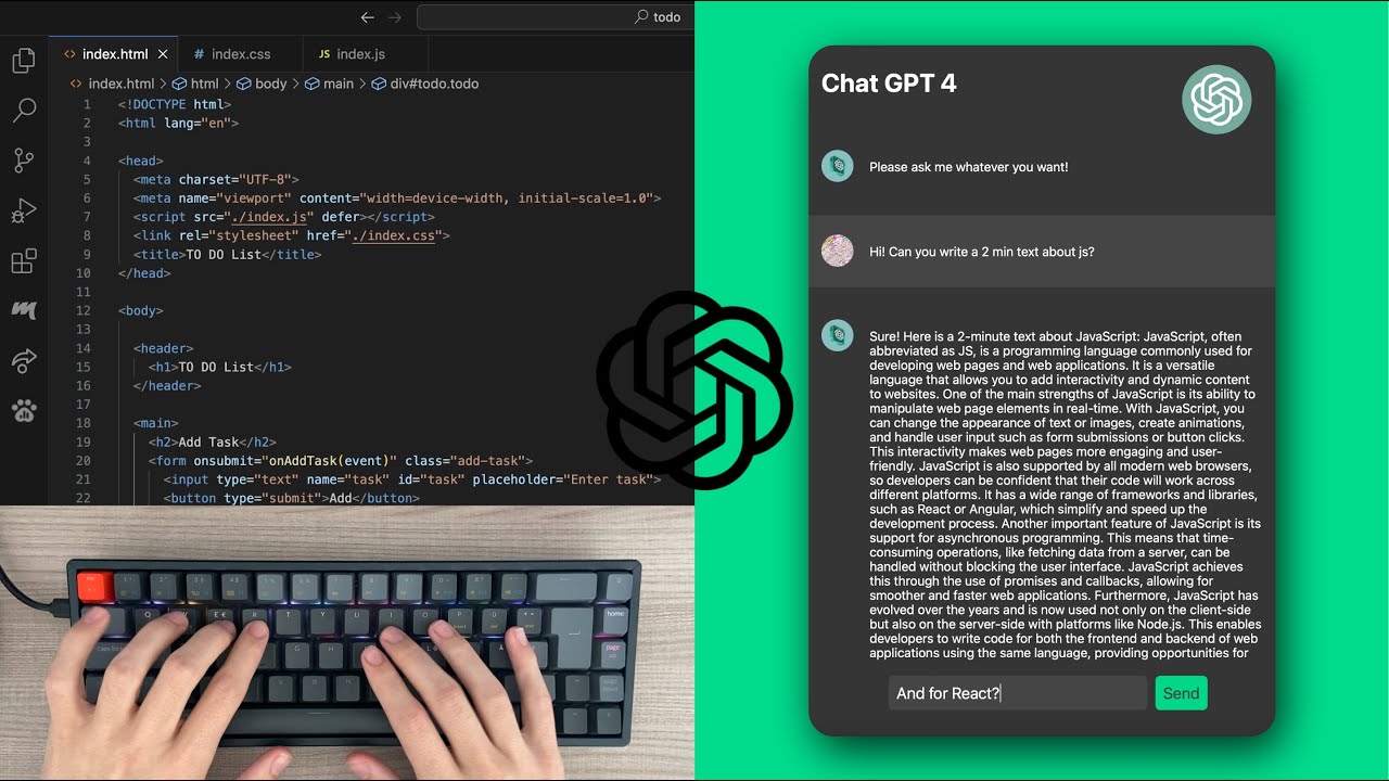 Asmr Programming Chatgpt Client No Talking Youtube