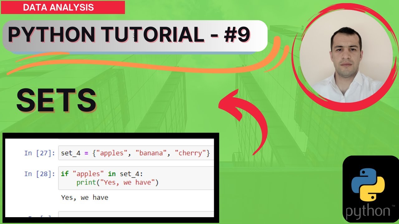 Python Lesson 9 Sets In Python Youtube